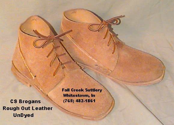 Sutler of Civil War Boots and Shoes -Fall Creek Suttlery